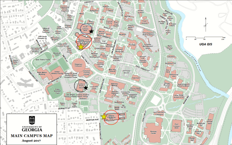 University of Georgia Campus Map – Center for Cyber-Physical Systems